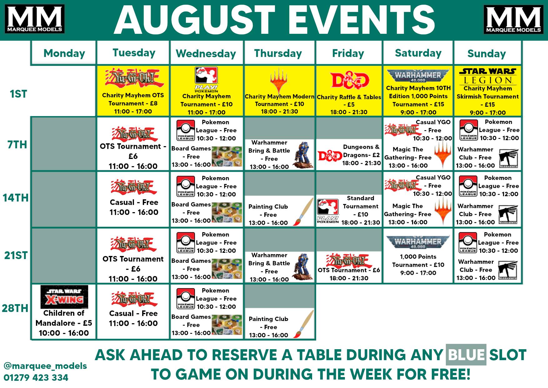 EVENTS AT MARQUEE MODELS - Harvey Centre