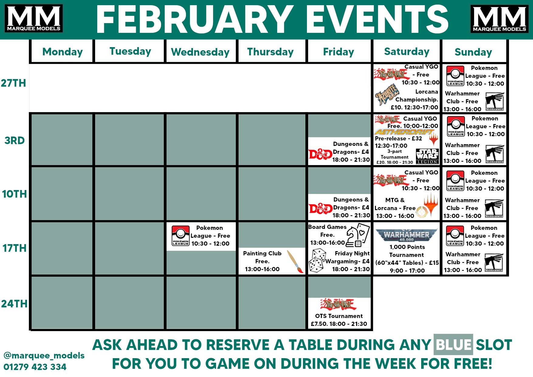 EVENTS AT MARQUEE MODELS - Harvey Centre